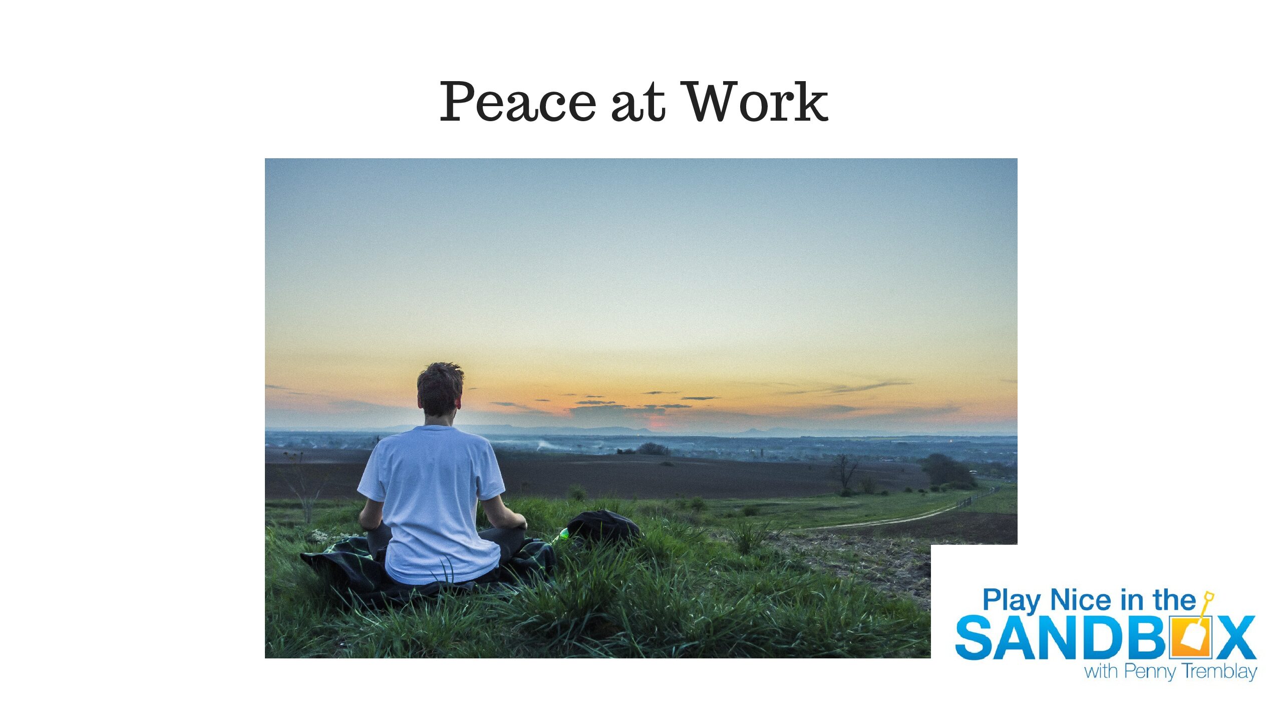 Peace At Work - Play Nice In The Sandbox